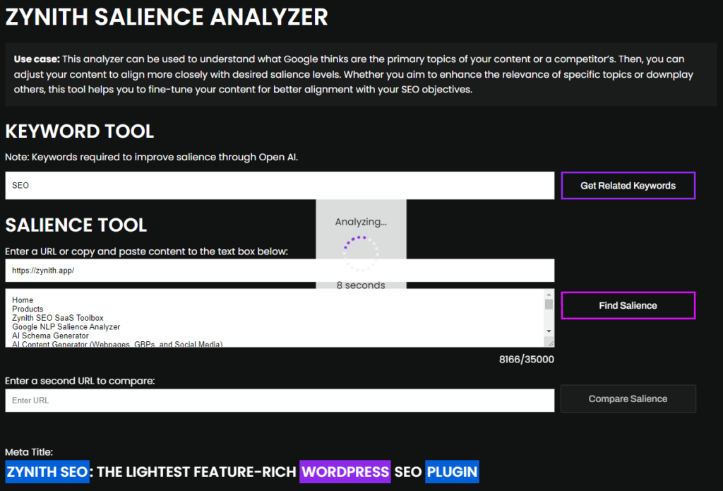 Zynith Salience | Zynith SEO
