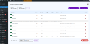Zynith SEO Keyword Tracker Plugin for WordPress